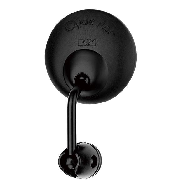 ●商品概要：後方確認用ミラー。ガラス製なので、視認性に優れています。 ハンドルバー・ハンドルバーエンドのいずれかに取り付け可能。左右装着可能。ハンドルバーエンド部内径17.2〜22mmに対応。走行中の振動でも揺れにくいアルミ製台座+支柱を採...