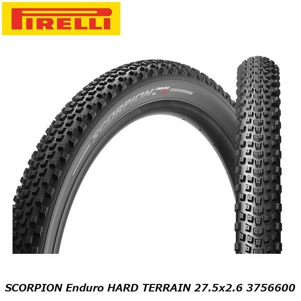 PIRELLI ピレリ SCORPION Enduro HARD TERRAIN 27.5x2.6 3756600 チューブレスタイヤサイズ/重量：27.5x2.6(65-584)/1150gケーシング：60tpi構造：HARDWALLコン...