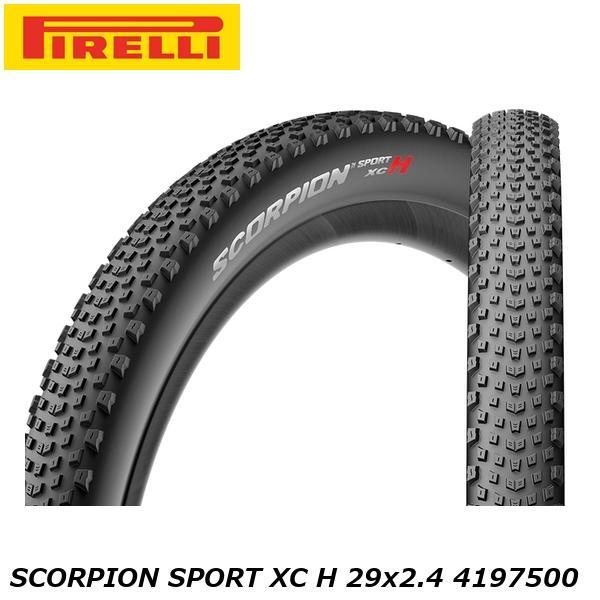PIRELLI ピレリ SCORPION SPORT XC H 29x2.4 4197500 チューブレスタイヤサイズ(重量)：29x2.2(700g)、29x2.4(820g)ケーシング：60tpiストラクチャー：ProWALLコンパウン...
