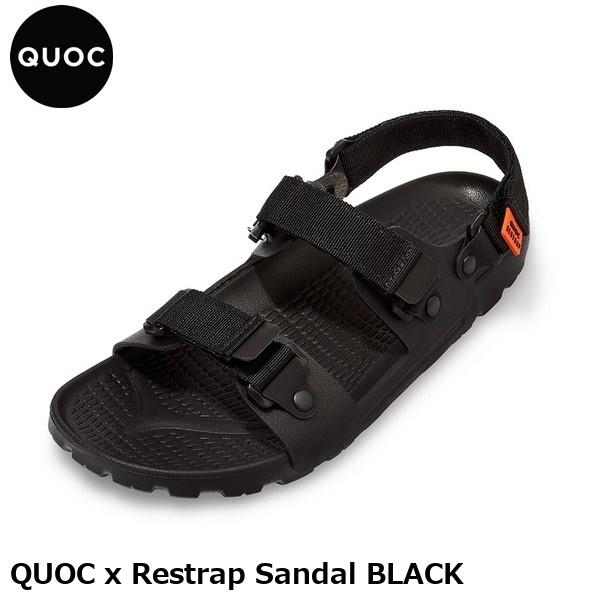 QUOC クオック QUOC x Restrap Sandal BLACK 自転車 サイクルシューズ ビンディングシューズ『QUOC x Restrap Sandal』 は、長年に渡りサイクルシューズを開発している「QUOC」と、バイクパッ...