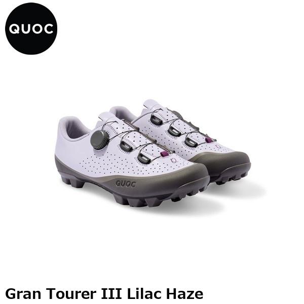 QUOC クオック Gran Tourer III Lilac Haze 自転車 サイクルシューズ ビンディングシューズ●ブランドQUOC●商品説明『GranTourerIII』は、オールラウンドなアドベンチャーシューズで、長距離ライドに対...