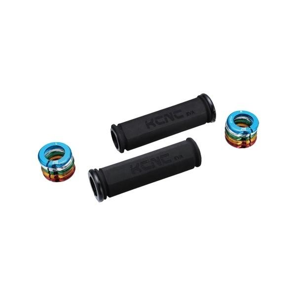 ●商品概要：内径：Φ22mm●軽量で握り心地の良いEVAフォームグリップ。●アルミニウム カラー ロックリング付属。●メーカー名：KCNC/ケーシーエヌシー●※商品のデザイン、仕様、外観、は予告なく変更する場合がありますのでご了承ください。