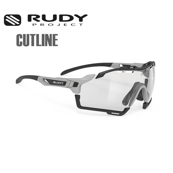 RUDY PROJECT ルディプロジェクト CUTLINE カットライン ライトグレイマットフレーム インパクトX2 調光 レーザーブラックレンズ SP637897-0000 サングラス スポーツサングラス 自転車重量：36グラム - レ...