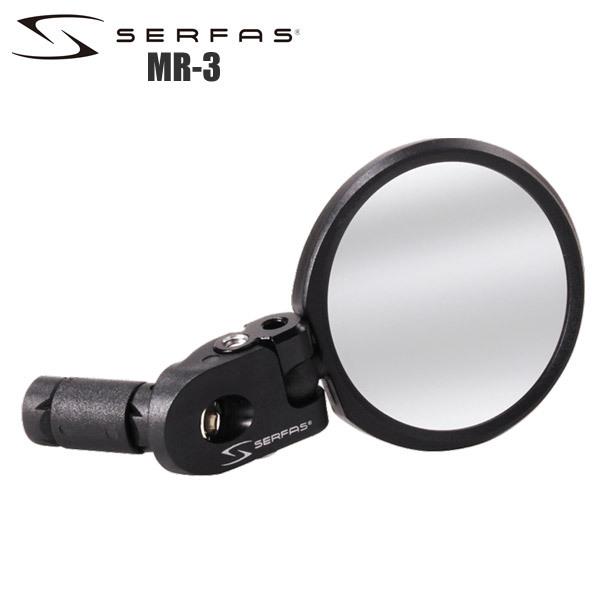 SERFAS サーファス バックミラー 自転車 ミラー MR-362mmガラスバックミラーミラー径：62mm●ゆがみが少なく、衝撃に強い。輪郭がはっきり見え、夜間走行時はギラギラしない大径ガラスレンズ採用で安全。●自然環境と人間にも優しいグ...