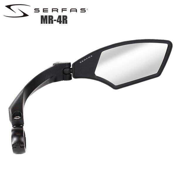 SERFAS サーファス バックミラー 自転車 ミラー MR-4R ハンドルバーミラーハンドルバーミラー（右用）●360°調整可能位置決め範囲が大きい。●取付/調整が簡単。●自然環境と人間にも優しいグラスファイバー製ボディ。●E-Bikeに...
