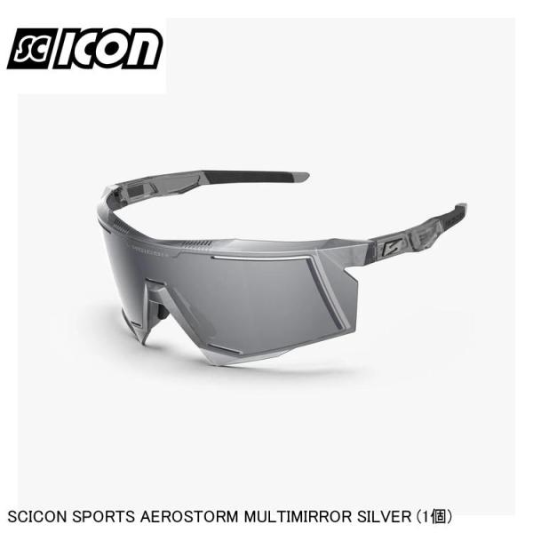 SCICONSPORTS シーコン SCICON SPORTS AEROSTORM MULTIMIRROR SILVER (1個) スポーツサングラスAerostorm は、フレームとレンズにシームレスに統合することで、スポーツアイウェアの...