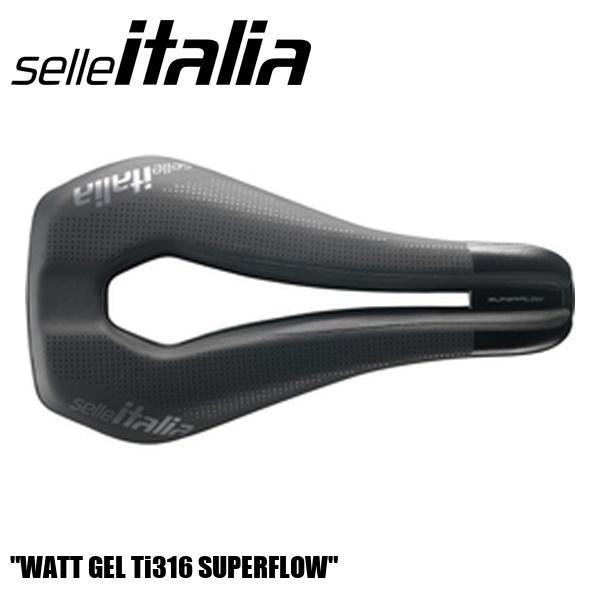 SellaItalia セライタリア WATT GEL Ti316 SUPERFLOW 自転車用 サドル●2度のIRONMAN世界チャンピオンであるPatrick Langeｓ氏とBMC-Vifitトライアスロンチームのライダーと協力して開...