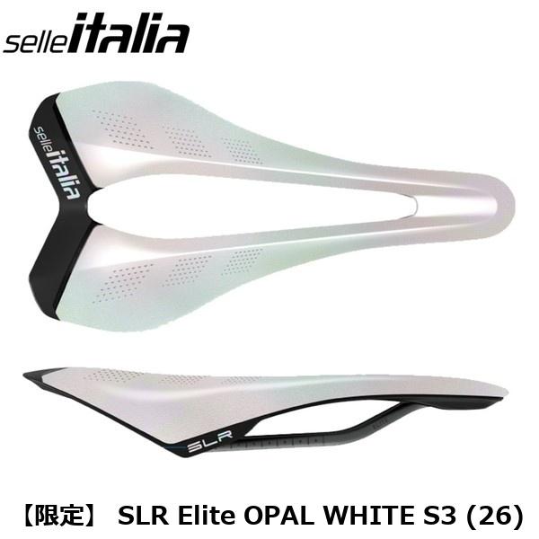 selleITALIA セライタリア 【限定】 SLR Elite OPAL WHITE S3 (26) 自転車用 サドル『SLRElite』は、最新のSLRサドル形状に加え、スチールレールを採用し、路面からの振動をしなやかに吸収しながら、...