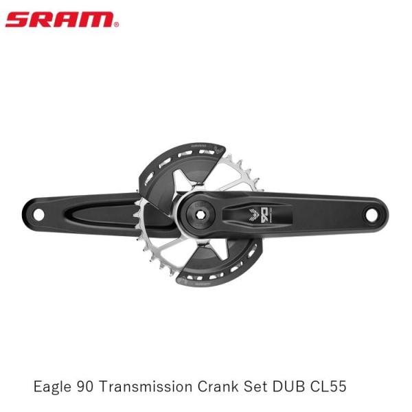 SRAM スラム SRAM Eagle 90 Transmission Crank Set DUB CL55 自転車 クランクセットEagle 90クランクセット　強靭で洗練された、新たな答え。155mm・160mmの短めサイズもラインナッ...
