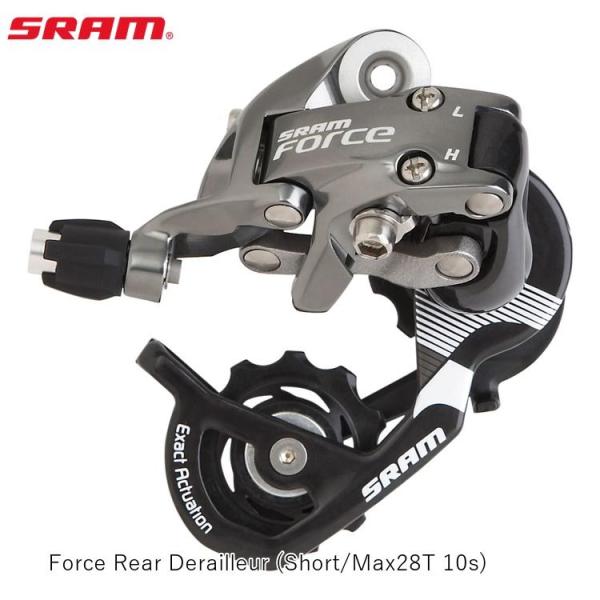 SRAM スラム SRAM Force Rear Derailleur (Short/Max28T 10s) 自転車 リアディレーラー■商品のデザイン、仕様、外観、は予告なく変更する場合がありますのでご了承ください。 サイクルパーツ ドライ...