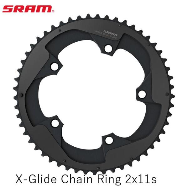 SRAM スラム X-Glide Chain Ring 2x11s 自転車 チェーンリング■商品のデザイン、仕様、外観、は予告なく変更する場合がありますのでご了承ください。 サイクルパーツ ドライブトレイン 自転車 チェーンリング 自転車 ...
