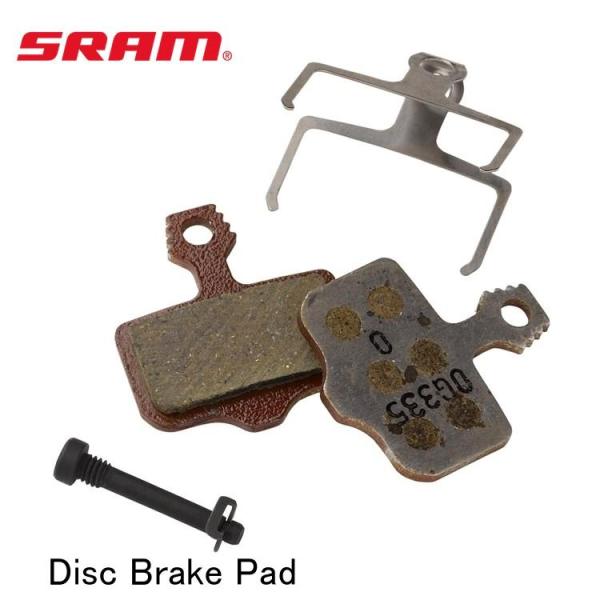 SRAM スラム Disc Brake Pad 自転車 ブレーキパッド シューSmallパッド適合キャリパー ・Red AXS(2020〜)、Force AXS、Rival AXS、Apex 12s、S-900HRD、S-300HRD、2ピ...