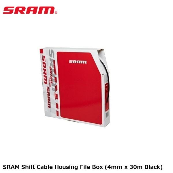 SRAM スラム SRAM Shift Cable Housing File Box (4mm x 30m Black) 自転車用シフトワイヤー■商品のデザイン、仕様、外観、は予告なく変更する場合がありますのでご了承ください。 サイクルパー...