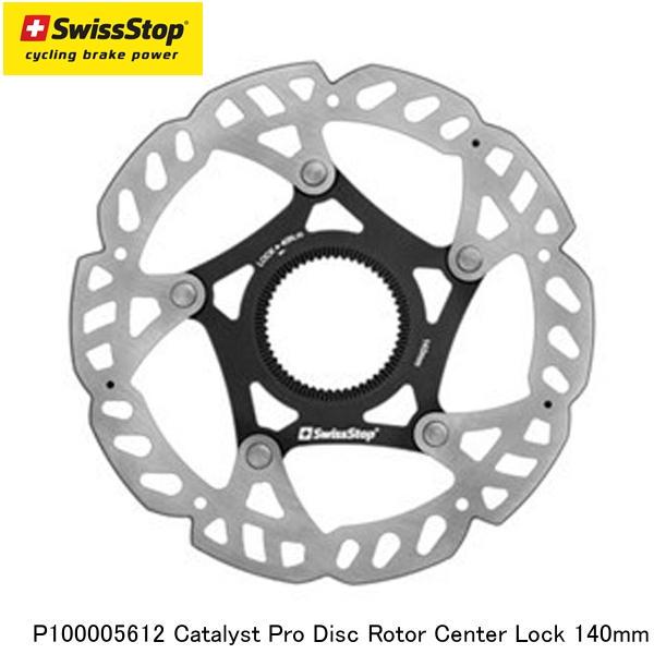 SWISSSTOP スイスストップ P100005612 Catalyst Pro Disc Rotor Center Lock 140mm 自転車用ディスクブレーキ強力なブレーキングと高い耐久性があり、ロード、シクロクロス、クロスカントリ...
