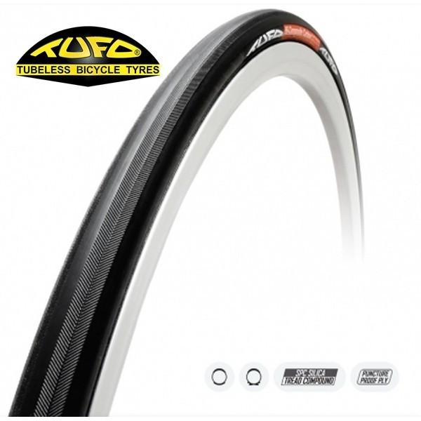 TUFO チューフォー タイヤ Hi-Composite Carbon 28 自転車Hi-Composite Carbon 700c 28mm 320gロード　カラー：黒5-8bar(70-115psi)　TPI:120 Sidewall ...