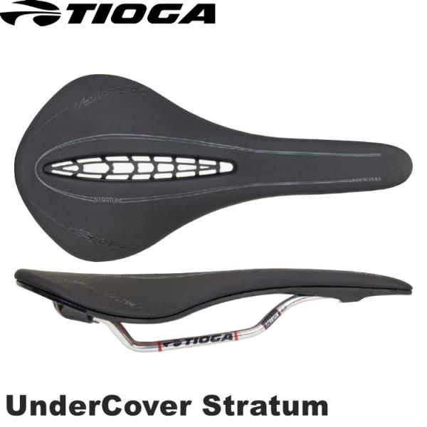 TIOGA タイオガ UnderCover Stratum アンダーカバー ストレイタム クロモリ レール SDL35600 自転車用 サドルアンダーカバー ストレイタムはフラットな外観ながら、乗車時の動作をサポートする立体的な曲率構成によ...
