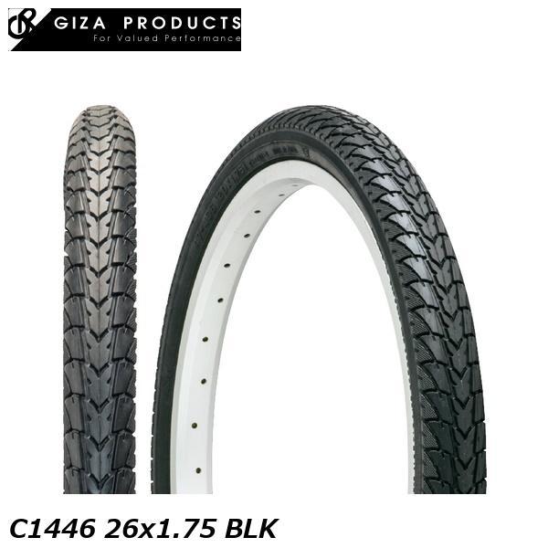 GIZAPRODUCTS ギザプロダクツ TIR29505 C1446 26x1.75 BLK 街乗りタイヤ日常使いに適した街乗り向けタイヤ。●サイズ(ETRTO):26"x1.75"（47-559）●TPI:-●ビード:-●重量:755g...