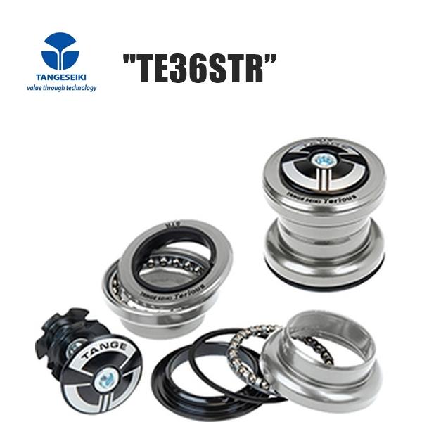 TANGE タンゲ TE36STR SIL HDN07901 自転車 ヘッドパーツ・スチールカップ・ボールリテーナー(5/32"x22)#800(YHD04500)・アルミ合金アンカーセット付・スタックハイト：23.4mm・124g■商品の...
