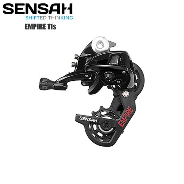 SENSAH センサー EMPIRE 11s リアディレイラー ショートケージ 自転車 ロードバイク パーツロード用フロント ダブル   リア11速用アルミ製(ケージはカーボン製)最大コグ歯数：28T重量：189g■商品のデザイン、仕様、外...