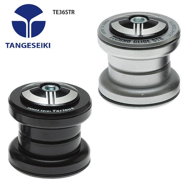 TANGESEIKI タンゲセイキ ヘッドパーツ TE36STR 自転車 ロードバイク パーツ●1-1/8" ●スレッドレス●BK・SL●124g●スタックハイト:23.4mm（上12.1・下11.3）●ハイテンスチール製●アルミキャップセ...