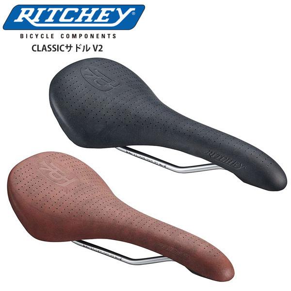 RITCHEY リッチー サドル CLASSICサドル パーツ 自転車 ロードバイク● BK・BR ●スチールレール●シンセティックレザー（デボス加工ロゴ入り）●約330g ●２78×142mmリッチーCLASSIC シリーズがリニューアル...