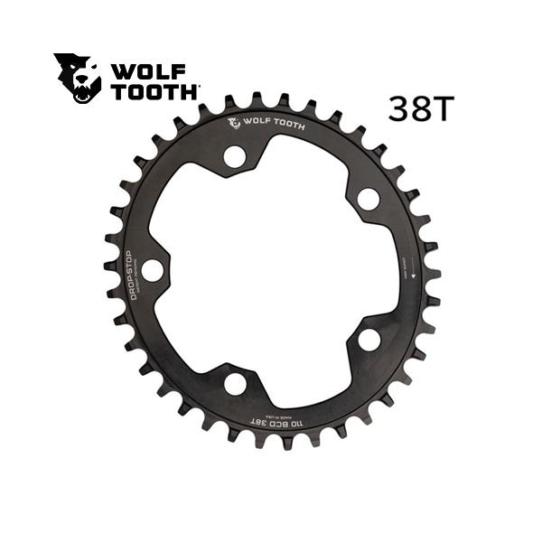 WOLF TOOTH　ウルフトゥース Elliptical 110 BCD 5 Bolt Chainring 38T compatible with SRAM Flattop 自転車 チェーンリング110BCD5アームクランククランク用Po...