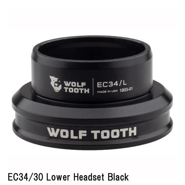 WOLF TOOTH　ウルフトゥース EC34/30 Lower Headset Black 自転車 ヘッドパーツ●ブランドWolfTooth●wt2305-154U1EC34L-30-BLK●JANコード0812719027359●商品説...