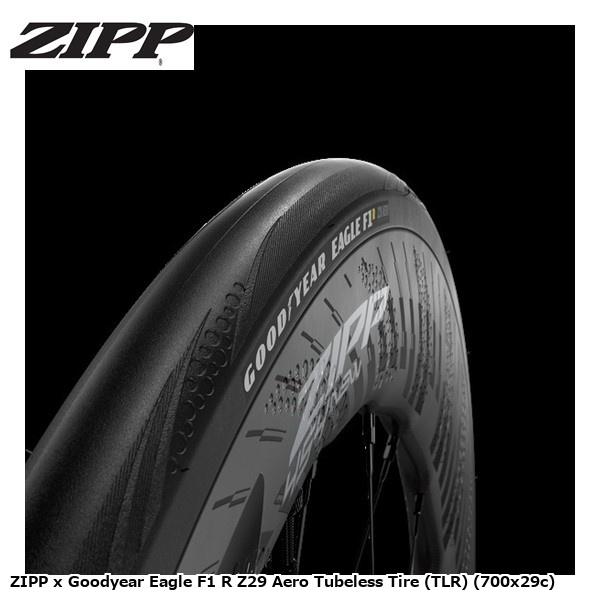 ZIPP ジップ ZIPP x Goodyear Eagle F1 R Z29 Aero Tubeless Tire (TLR) (700x29c) チューブレスタイヤ 自転車Goodyea Eagle F1  Z29 Aeoは限界を求める...