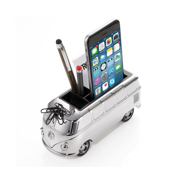 ペーパーウエイト＆クリップホルダーです。●サイズ：１５．3ｃｍ幅×６．3奥行×７．2高さｃｍ●重量：３99ｇ●材質：メタル、ラバー、樹脂●ＴＲＯＩＫＡ製（ドイツ）●可動式●クリップ５個付き