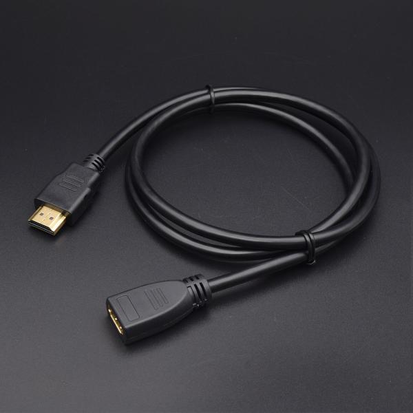 HDMIケーブルの長さが足りない場合や、奥まったHDMI端子を手元に持って来たい場合等に便利な延長ケーブルです。■転送速度18Gbps、4K HDR動画に対応■4K/60P、HDR、HEC、ARC、Full HD 3D、金メッキプラグ、イー...