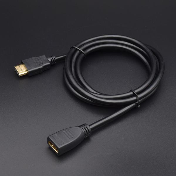 HDMIケーブルの長さが足りない場合や、奥まったHDMI端子を手元に持って来たい場合等に便利な延長ケーブルです。■転送速度18Gbps、4K HDR動画に対応■4K/60P、HDR、HEC、ARC、Full HD 3D、金メッキプラグ、イー...