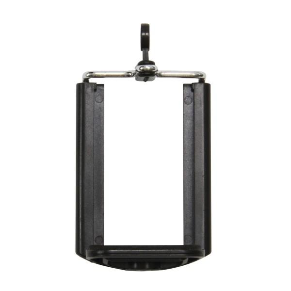 カメラ三脚にスマホを取り付け！1/4インチ三脚ネジに対応した、スプリング式スマホ撮影用ホルダー。■スプリング伸縮式で手軽にスマホを取り付けホルダーを上に引っ張り、スマホをはさむだけの簡単取り付けスマホホルダー。内蔵されたスプリングのテンショ...