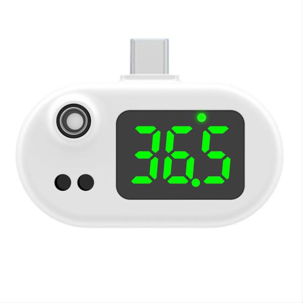 簡易的に温度を測りたいときに便利な非接触型温度計です。 ※医療機器ではありません。Type-Cポートを電源として使うので電池は不要です。アプリも必要ありません。【主な仕様】測定範囲温度：３２〜４２℃表示単位：摂氏℃／華氏?誤差：0.2度測定...