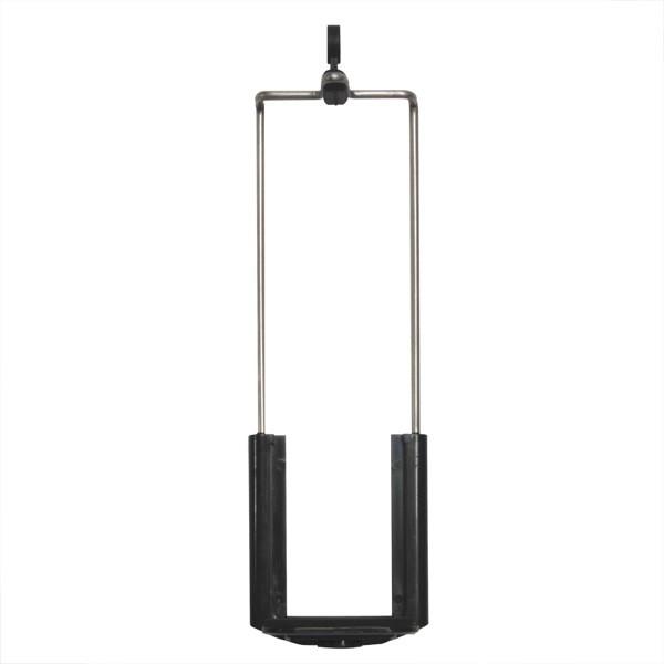 カメラ三脚にタブレットを取り付け！1/4インチ三脚ネジに対応した、スプリング式タブレット撮影用ホルダー。■スプリング伸縮式で手軽にタブレットを取り付けホルダーを上に引っ張り、タブレットをはさむだけの簡単取り付けタブレットホルダー。内蔵された...