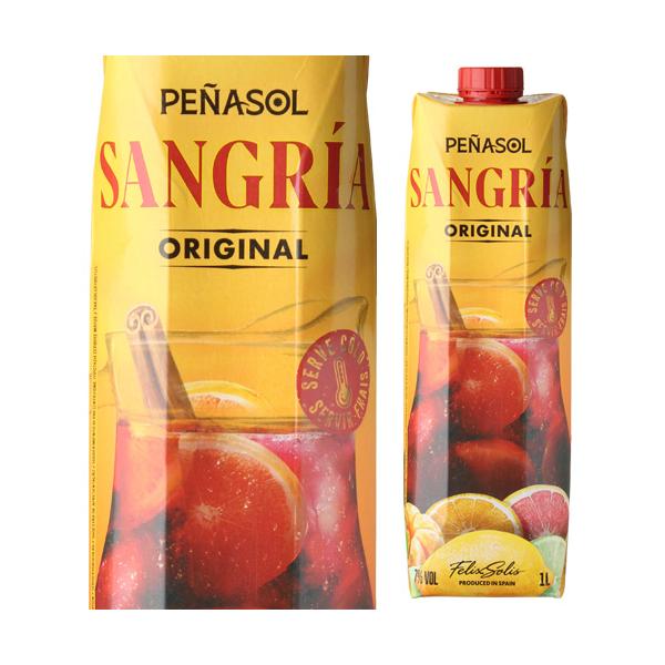 ペナソル サングリア 1Lパック Penasol Sangria スペイン 紙パック フルーツワイン 甘口 長S 虎 お中元 御中元 お花見 お祝い ギフト1 爆買 キャンペーン