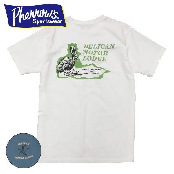 夏のアメカジに欠かせない、1枚でサマになるリンガーTシャツ【ブランド】フェローズ PHERROWS【商品番号】26S-PT7【商品名】ネコポス送料200円 フェローズ 26S-PT7 プリントTシャツ 半袖 T-SHIRTS PHERROW...