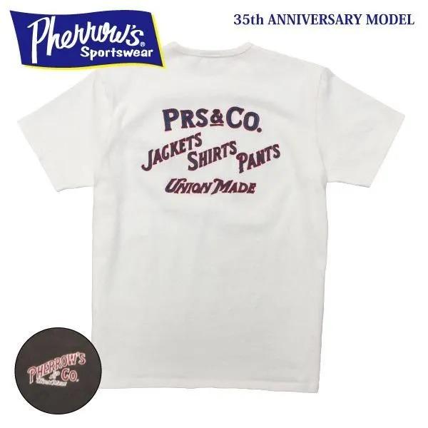 フェローズ35周年記念モデル【ブランド】フェローズ PHERROWS【商品番号】26S-PTP-35TH【商品名】フェローズ 35周年記念モデル 26S-PTP-35TH 刺〓Tシャツ 半袖 T-SHIRT PHERROWS 2026年新作...