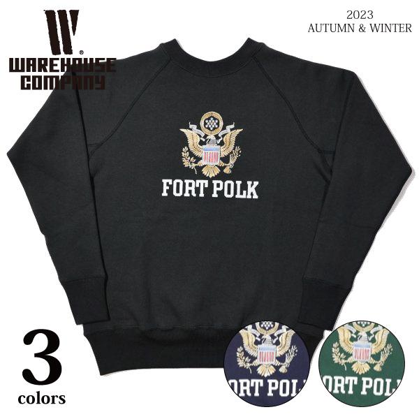WAREHOUSE ウエアハウス Lot 409 FORT POLK ラグランスウェット WAREHOUSE ウエアハウス Lot 409 FORT POLK ラグランスウェット