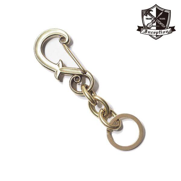 【ブランド】[ネコポス送料200円]インセプション INCEPTION【商品番号】IPK-02【商品名】インセプション 真鍮キーホルダー INCEPTION Fフォールカラビナキーホルダー IPK-02【素材】ブラス（真鍮)【仕様】日本製【...