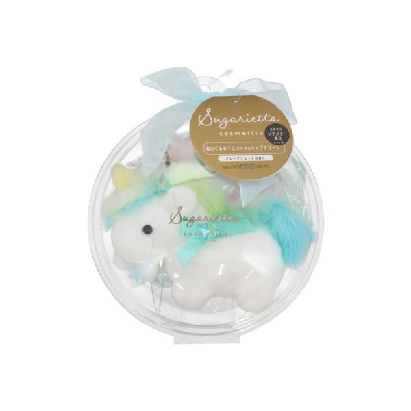 ━━━━━━━━━━━━━━━アウトレット/限定品（販売期間終了）━━━━━━━━━━━━━━━バッグにつけてもかわいい♪ぬいぐるみマスコット＆リップクリーム◆オーナメントみたいな丸いブリスターパッケージオーガンジーリボン＋パッケージの中に...