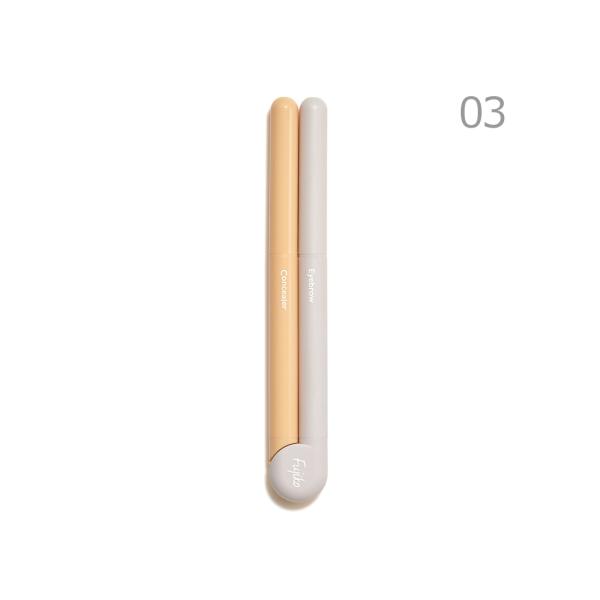 ━━━━━━━━━━━━━━━アウトレット/メーカー生産終了━━━━━━━━━━━━━━━コンシーラーとアイブロウのダブルエンド！描きやすい極細コンシーラーと極細アイブロウのダブル使いなら、リアルな毛流れ感＋自然な立体感でいつもよりとっても...