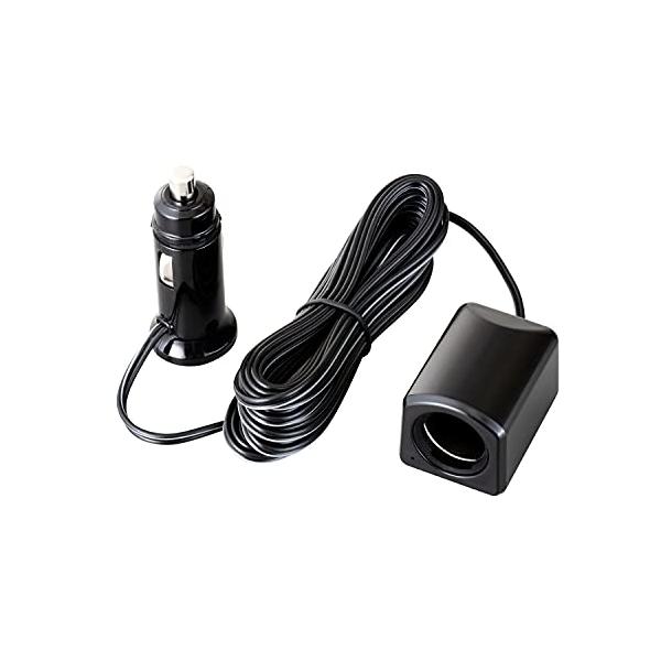 プラグとソケット両方にシリコーンリングを使用した、抜け防止機能搭載のコードタイプソケット。約4mの延長コードがついており、リアのドラレコ設置にも使用可能。通電確認用ブルーLED付きで、接続状態の確認ができます。定格電圧：DC12/24V車専...