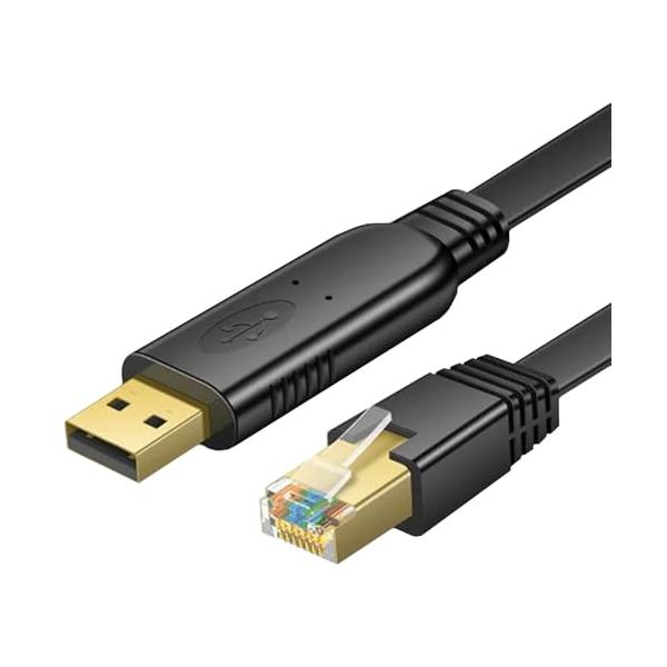 USB-RJ45コンソール変換USBからRJ45コンソールケーブルを経由で、コンピュータ又はラップトップのUSBポートをコンソールポート搭載のデバイスに接続します。転送が速いこのUSBコンソールケーブルを使用して、さまざまなスイッチおよびル...