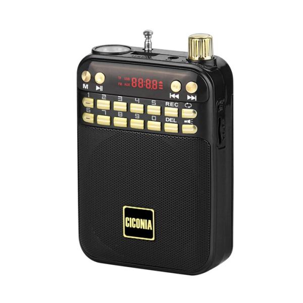 ●両手が自由に使える！ハンズフリー拡声器。●ベルトに付けたり、ストラップで首から下げれる2way仕様！●コンパクトサイズなので、持ち運びも楽ちん。●バッテリー内蔵なので、屋内外自由に使えます。●録音・FMラジオ・LEDライトと機能多数です。...