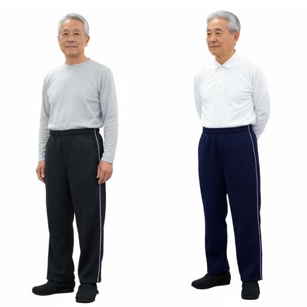 ジャージパンツの裏地に起毛素材を使用した秋冬用パンツ。便利なフロントファスナー付き裏地は起毛素材なので、これからの季節暖かく過ごせます。■前ファスナー■裏起毛◆Mサイズ 対応ウエストサイズ 76-84cm ウエスト:約66cm 股上:約32...