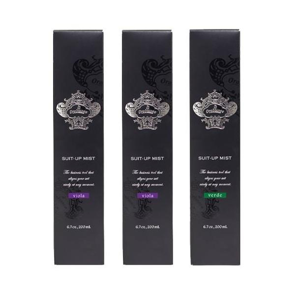 スーツアップミスト6種の香りから選べる3本セット　viola×2・verde【オロビアンコ】Orobianco 【送料】600円【容量】200mL 【サイズ（mm）】W45×H215×D45消臭成分のカキタンニン、ローズクリーンが悪臭をしっ...
