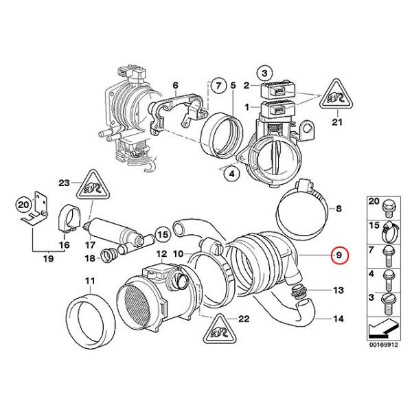 ダストカバー ラバーダクト BMW 5シリーズ E39 528i DD28 DD28A DM28 DP28 :13541740931:セント ...