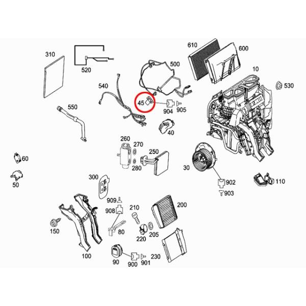 エアコン ブロアレジスター メルセデスベンツ W169 W245 :1698200397:セントピア ショッピングストア - 通販 ...
