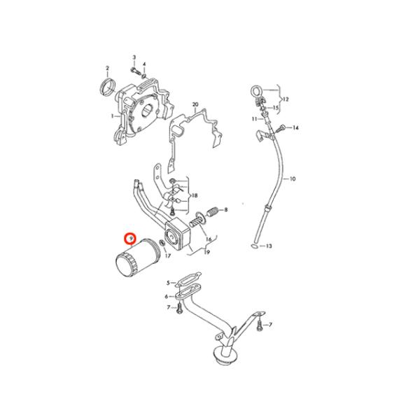 オイルフィルター フォルクスワーゲン ゴルフ7 AUCPT AUCJZ GOLF7 | セントピア ショッピングストア | SitePromo
