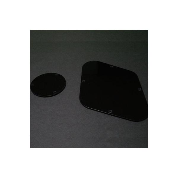 【メール便発送可！！】Montreux 《モントルー》 HIST LP Black back plate set plain [商品番号 : 453] バックプレート